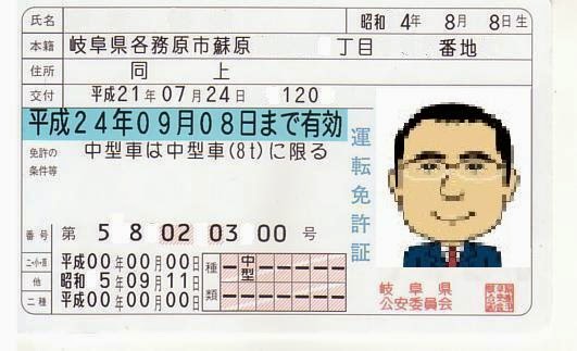 Yusuke Japan Blog: Each Japanese driver’s license has a color which you ...